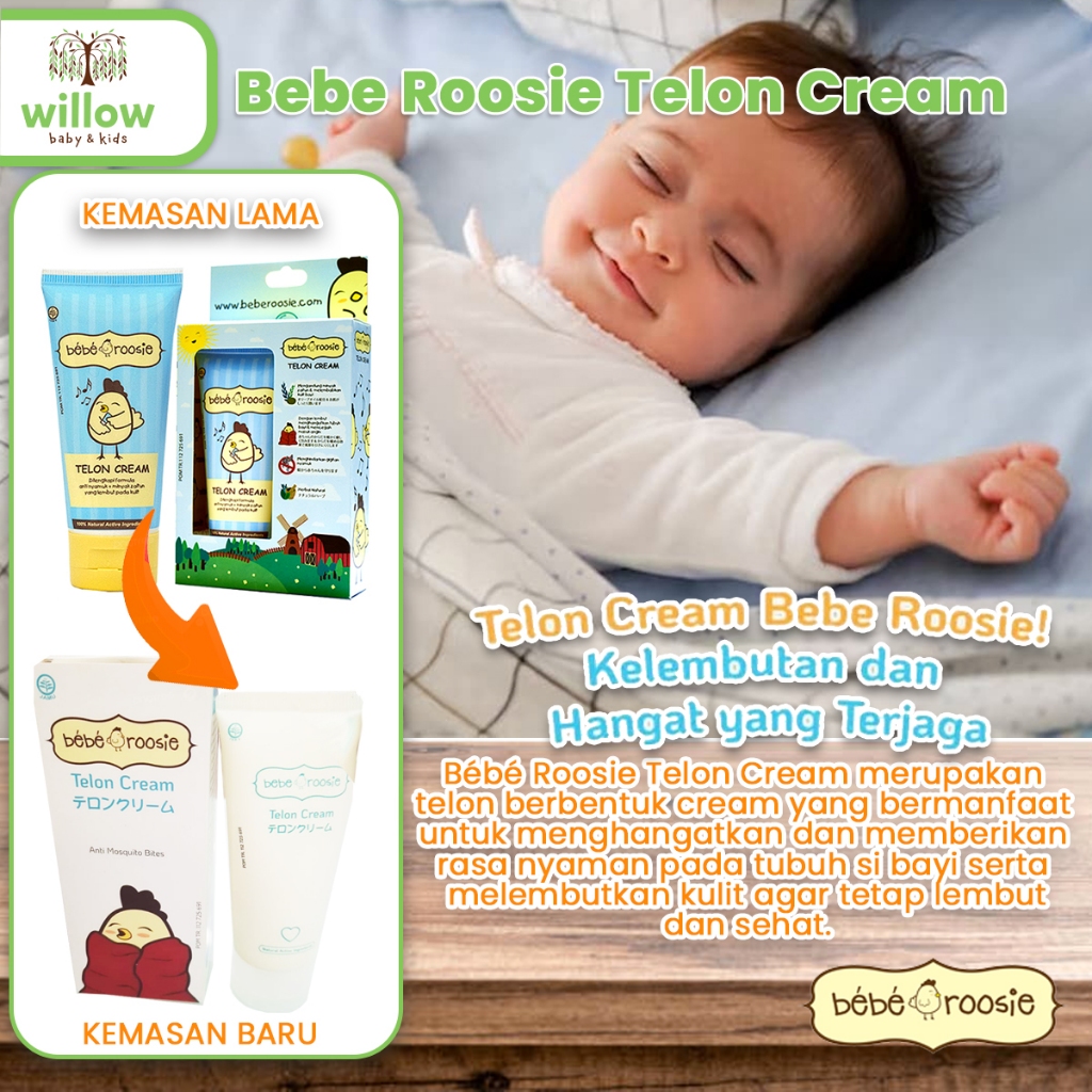 Jual Perawatan Bayi - Bebe Roosie Telon Cream 60gr | Shopee Indonesia
