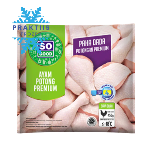 Jual SO GOOD PAHA DAN DADA 450GR / DAGING AYAM POTONG BEKU | Shopee ...
