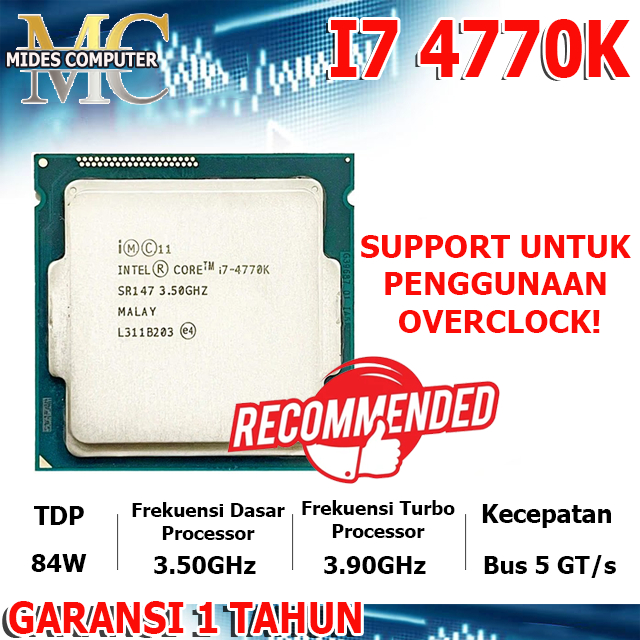 Jual Processor Intel® Core™ i7 4770k / i7 4790K | Shopee Indonesia