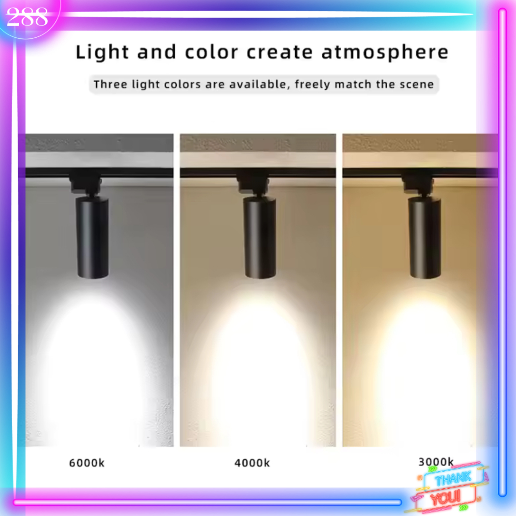Jual lampu led track light cob lampu spot light rel 10watt - 20watt ...