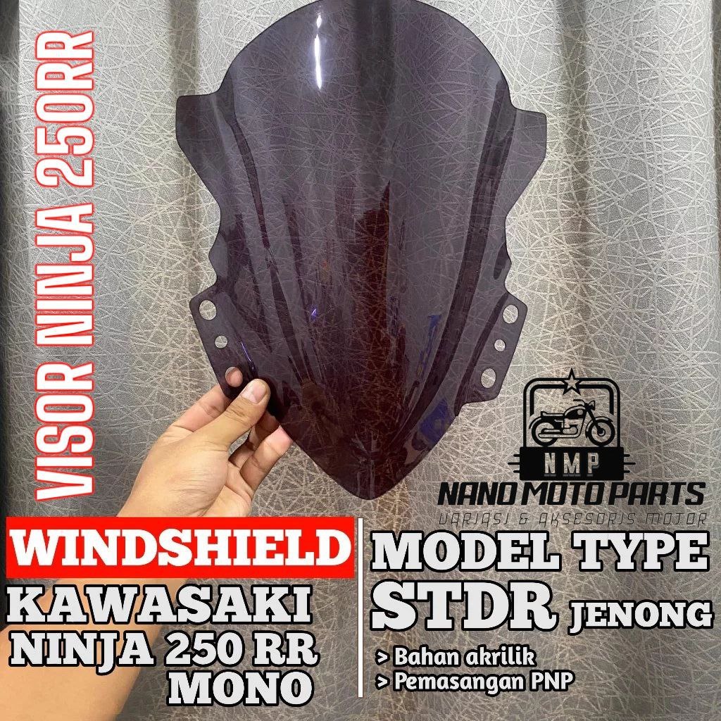 Jual VISOR NINJA 250 RR MONO VISOR KAWASAKI NINJA RR 250 MONO MODEL ...