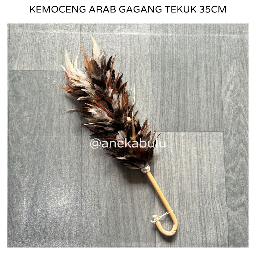 Jual KEMOCENG BULU AYAM KOMBINASI AYAM ARAB GAGANG BENGKOK PANJANG 35CM ...
