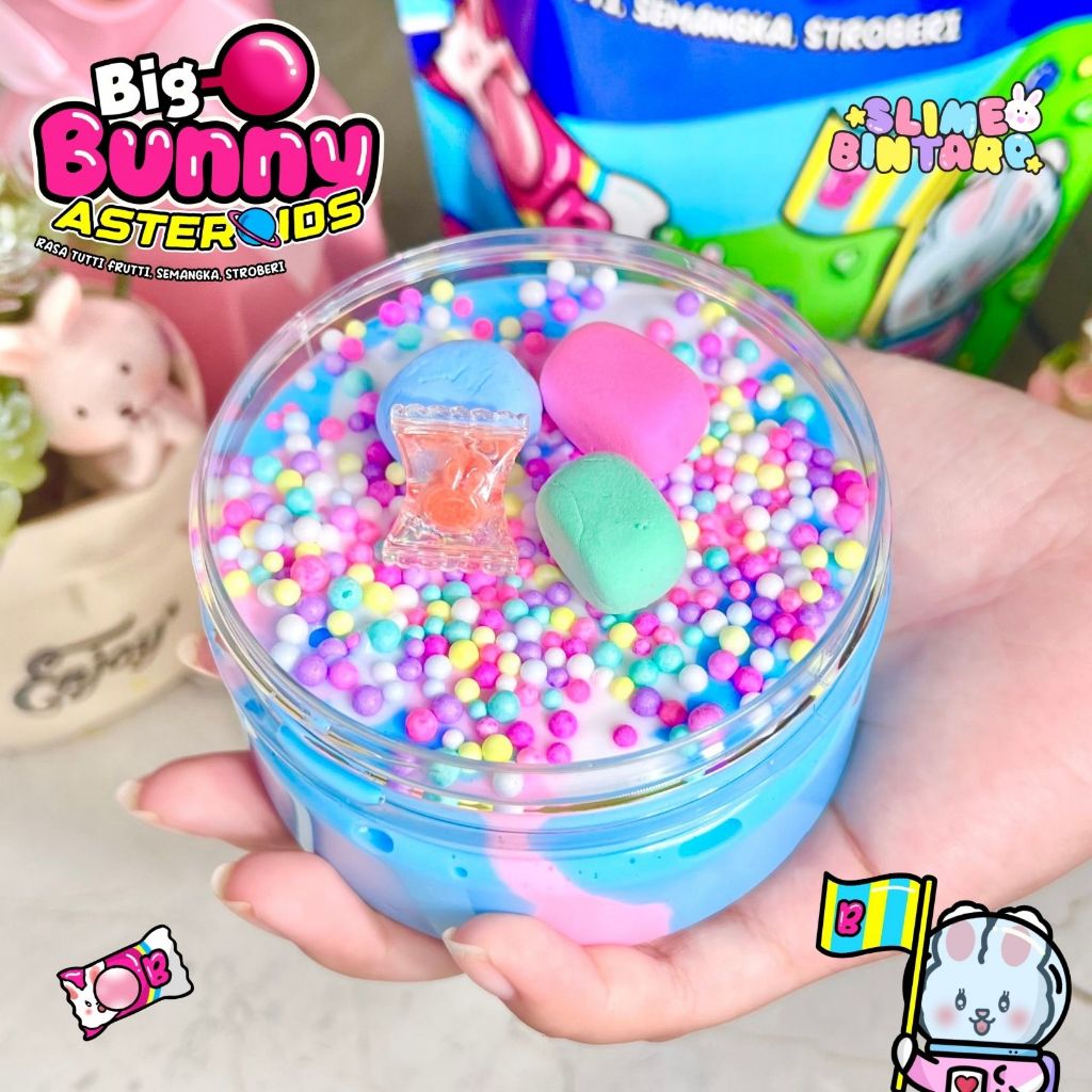 Jual BIG BUNNY SLIME BY SLIME BINTARO || ORIGINAL SLIME | Shopee Indonesia