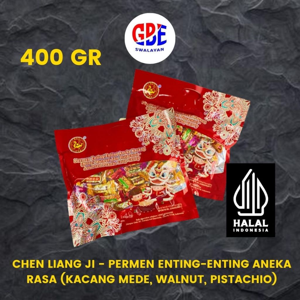Jual Chen Liang Ji - Permen Enting-Enting Aneka Rasa 400gr (Kacang Mede ...