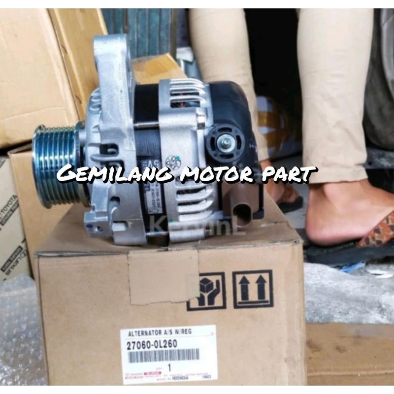 Jual Dinamo ampere / alternator Innova reborn Diesel 2.4cc original ...