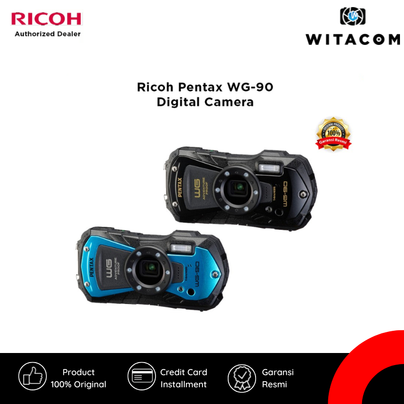 Jual Ricoh Pentax WG-90 / Ricoh WG90 / WG 90 Digital Camera - Garansi ...