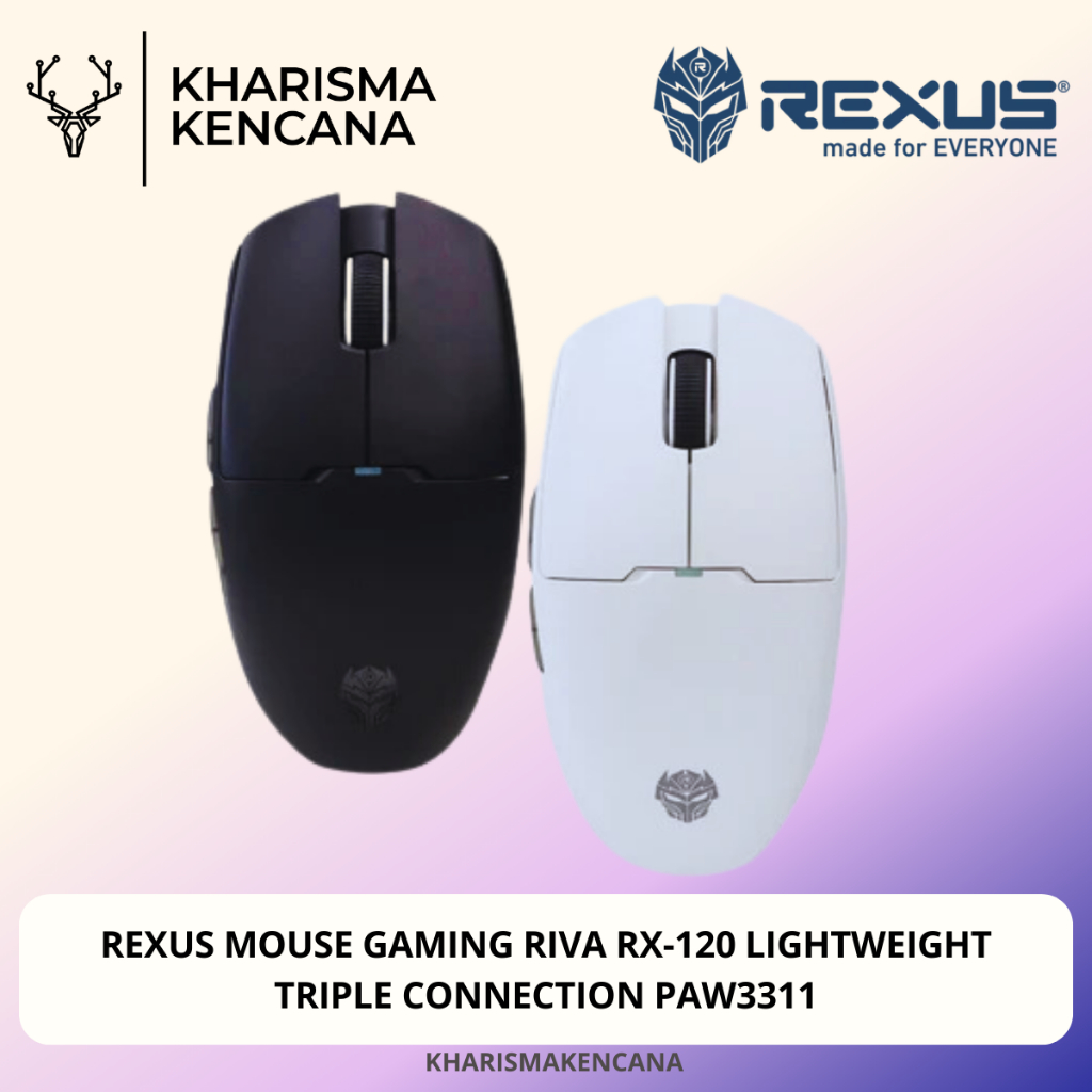 Jual REXUS MOUSE GAMING RIVA RX-120 LIGHTWEIGHT TRIPLE CONNECTION ...