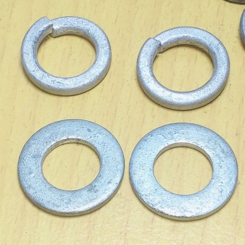 Jual ring plat ring per m14 galvanis hotdip washer plat spring washer ...