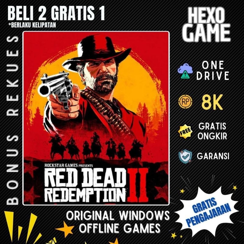 Jual RED DEAD REDEMTION 2 RDR 2 - GAME WINDOWS ORIGINAL - GAME PC ...