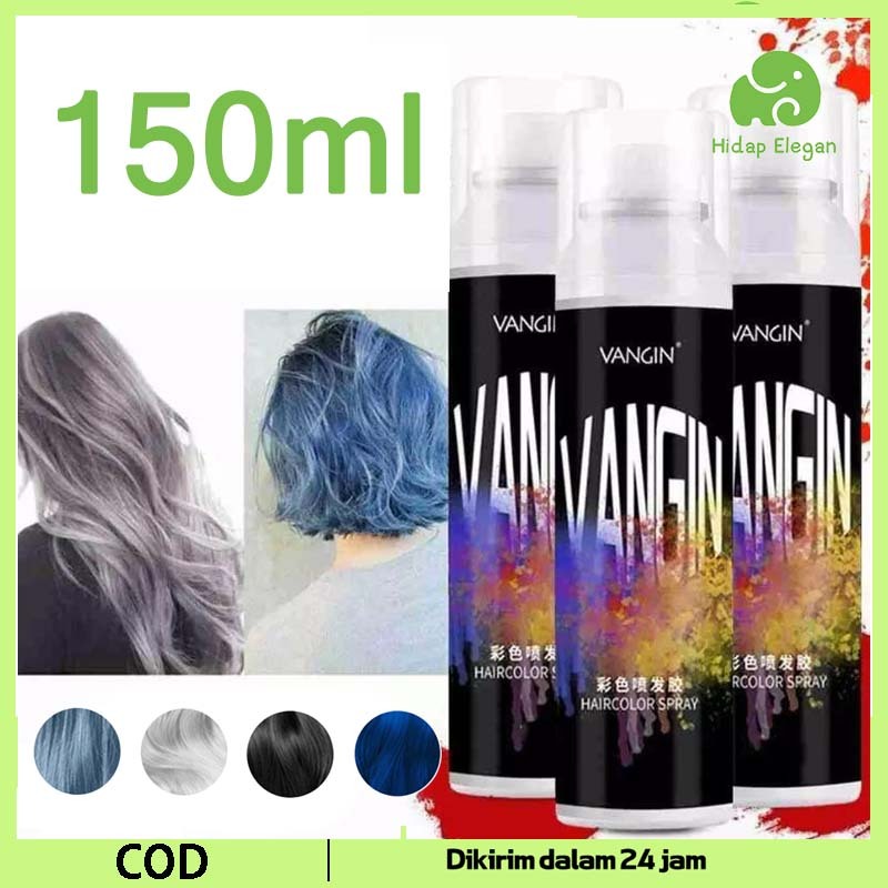 Jual Instant Mermaid Hair Color Spray VANGIN Hair Color Spray Non ...