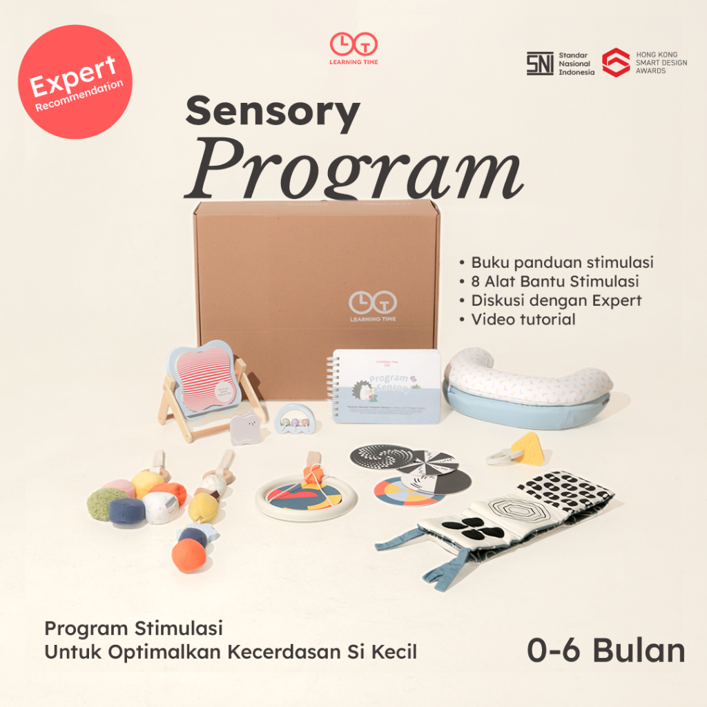 Jual Learning Time-Program Sensory- Mainan stimulasi bayi 0 6 bulan ...