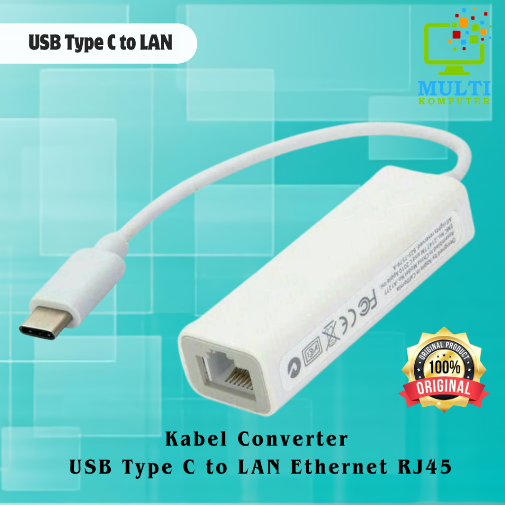 Jual Type c to lan USB 3.1 C to Ethernet LAN Adapter Apple Macbook Air ...