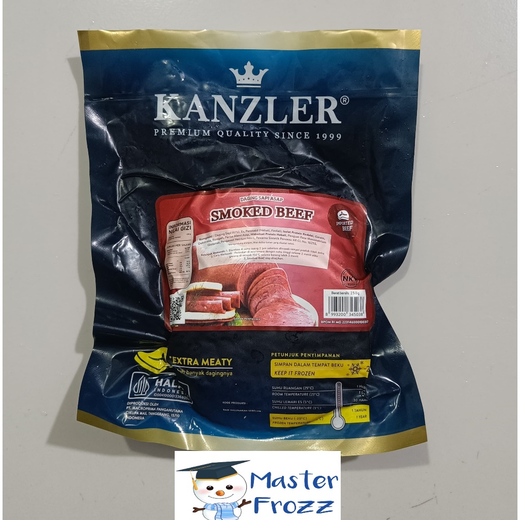 Jual Kanzler Smoked Beef 250gr | Shopee Indonesia