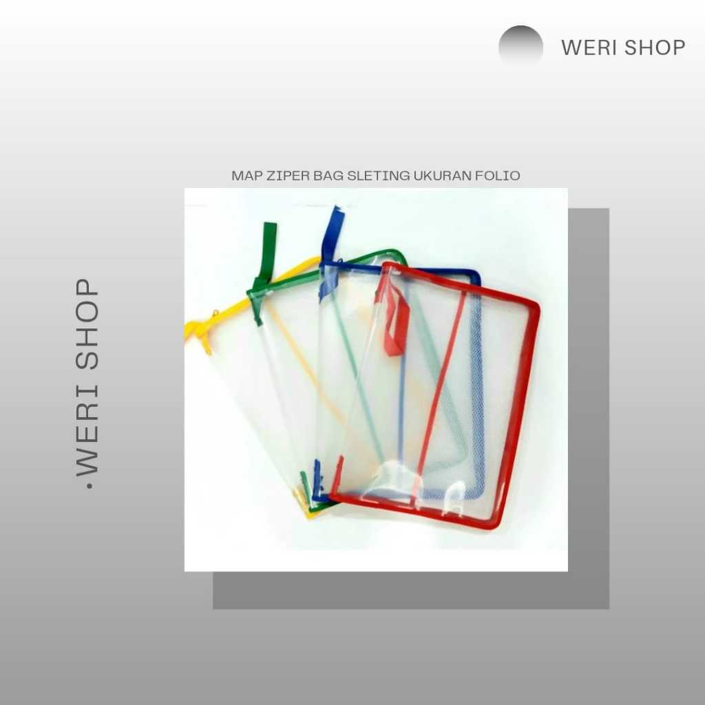Jual MAP PLASTIK SLETING ZIPPER BAG UKURAN FOLIO (PER PCS) | Shopee ...