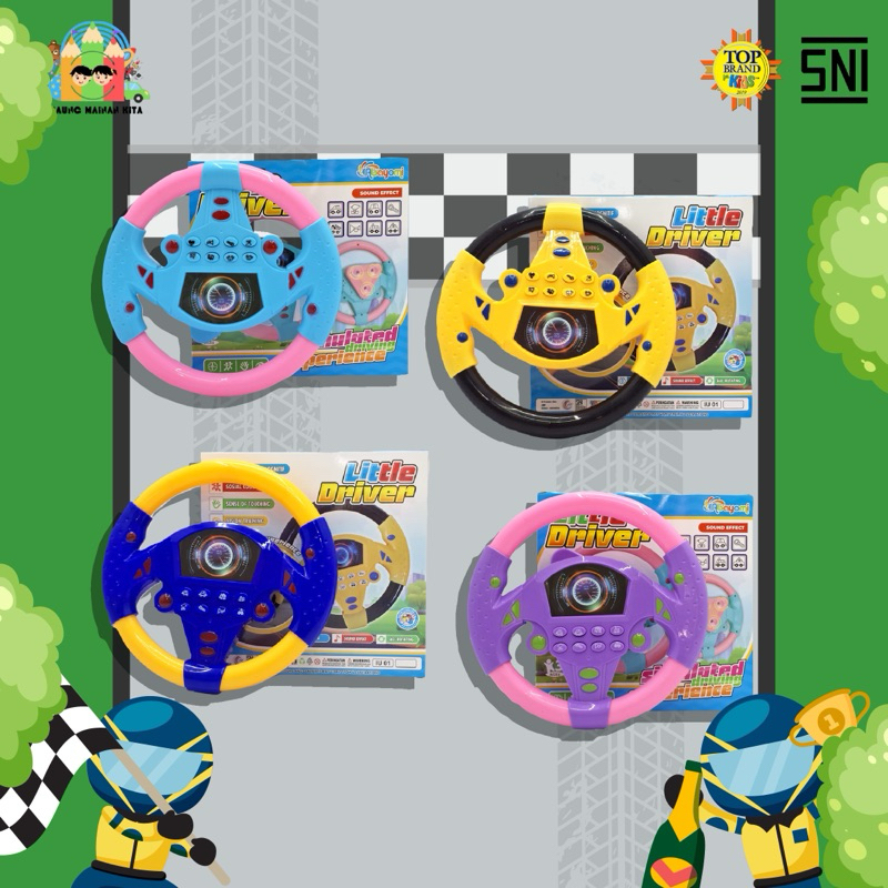 Jual SIMULASI SETIR MOBIL ANAK MAINAN SETIRAN MOBIL MUSIK SUARA SEN DAN ...