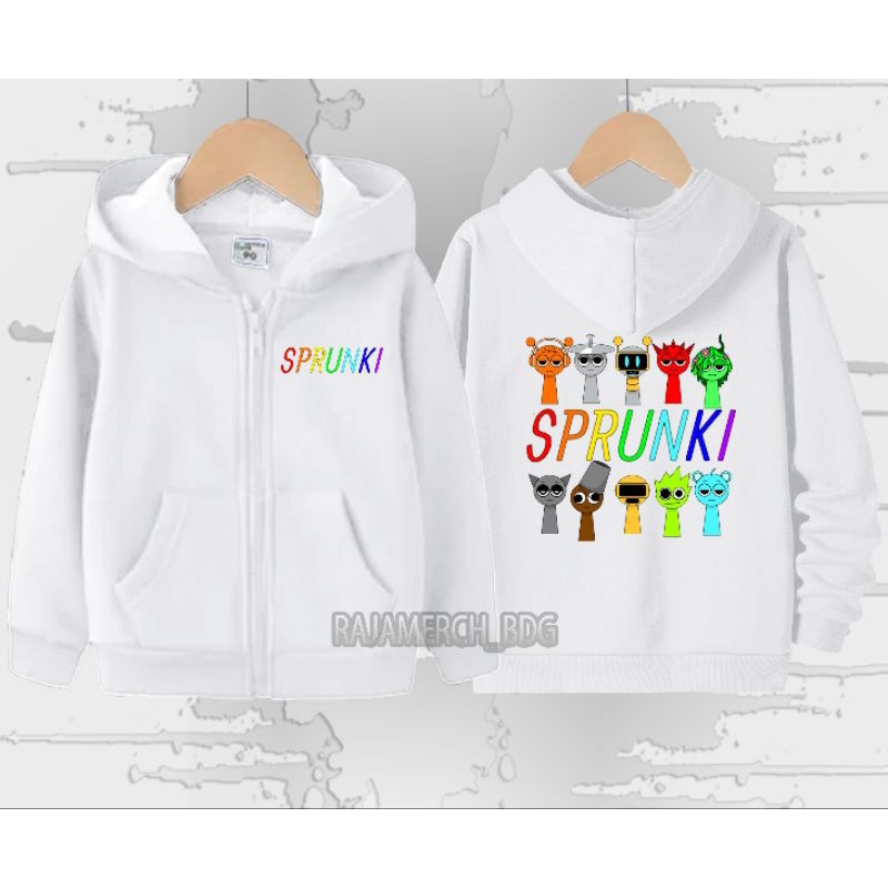 Jual JAKET HOODIE ZIPPER ANAK SPRUNKI JAKET ANAK SPRUNKI | Shopee Indonesia