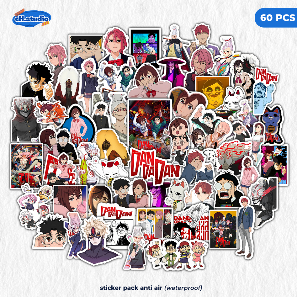 Jual Stiker Pack 60 PCS Anime DAN DA DAN Dandadan Momo Ayase Aira ...
