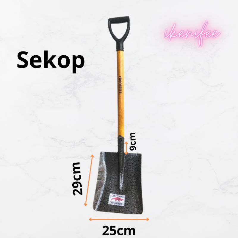 Jual Sekop Pasir Rata Cap Buaya Sekop Tanah Crocodile Bangunan Proyek ...