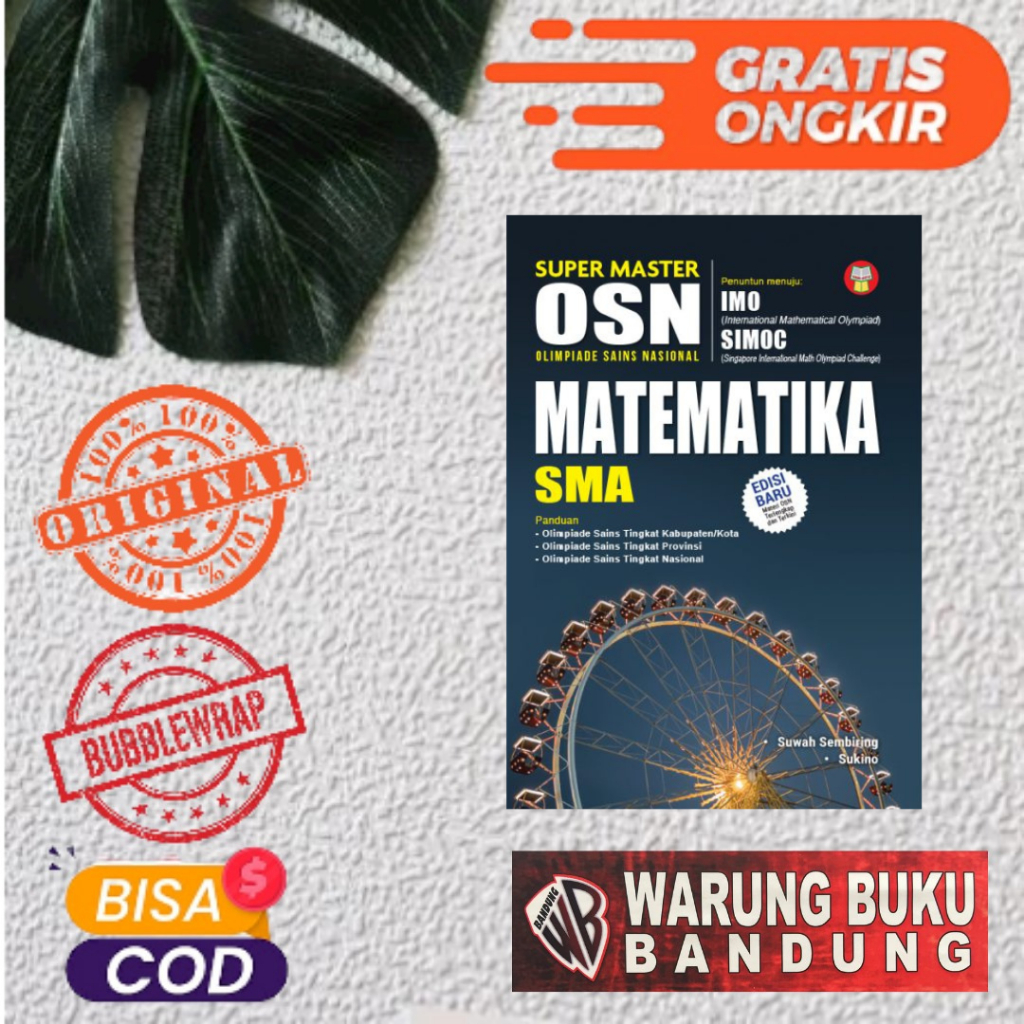 Jual BUKU SUPER MASTER OSN (OLIMPIADE SAINS NASIONAL) MATEMATIKA SMA - YRAMA WIDYA | Shopee ...