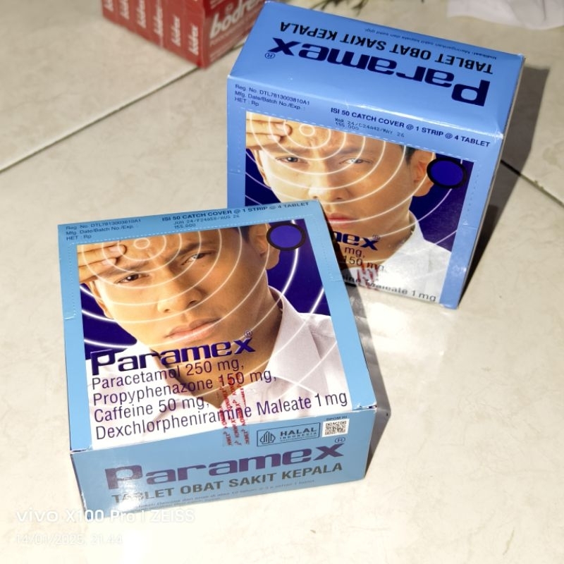 Jual Paramex biru (1box isi 50strip) | Shopee Indonesia