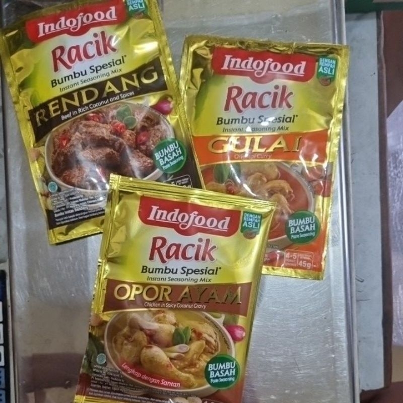 Jual Bumbu Racik Indofood Rendang/Gulai/opor ayam 45 gr | Shopee Indonesia