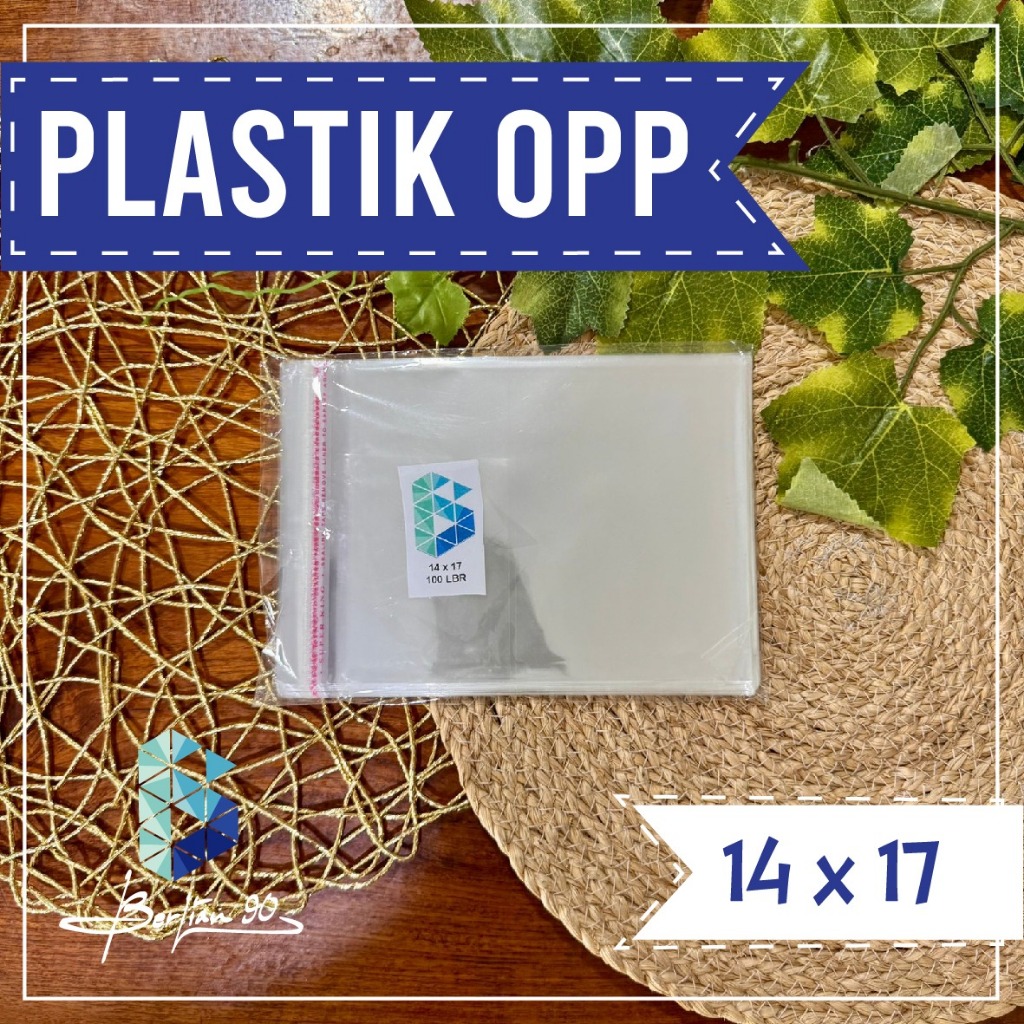 Jual Plastik Opp 14 x 17 cm 18 Micron / Plastik Lem / Plastik Opp Seal | Shopee Indonesia