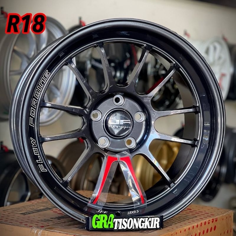 Jual velg mobil ring 18 BUZZ JF LEBAR 9,5 PCD 5X114,3 velg racing r18 velg mobil racing Innova ...