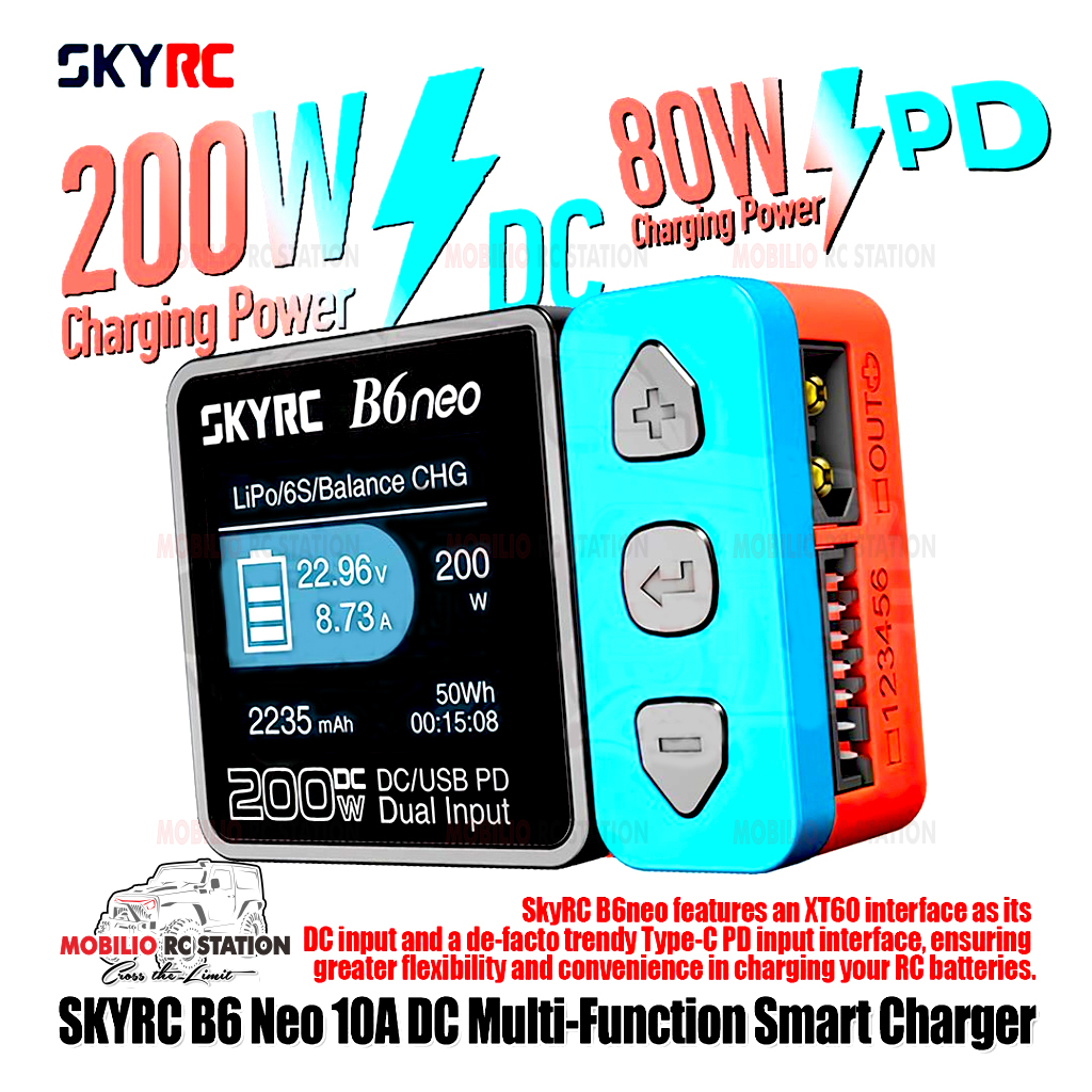 Jual SKYRC B6 Neo 10A DC Multi Function Smart Charger Original Charge ...