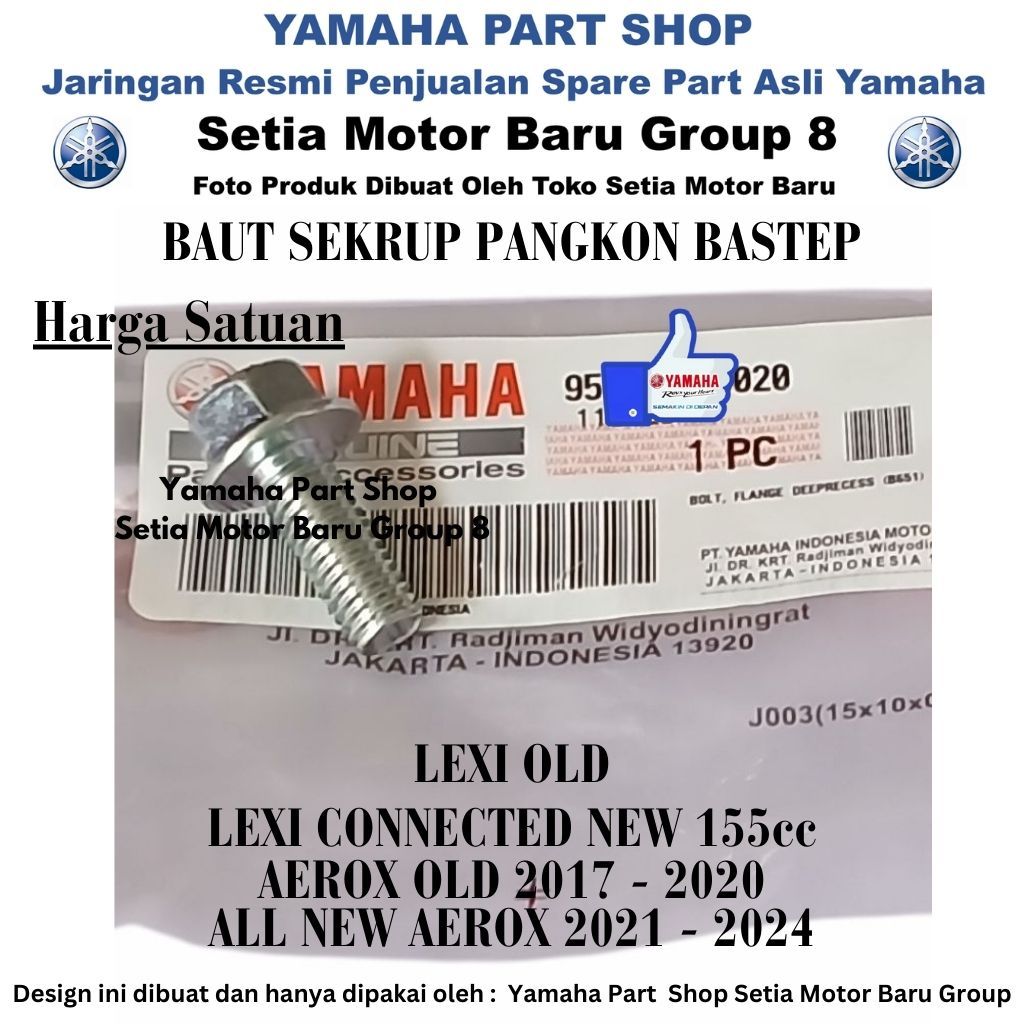 Jual Bolt Baut Sekrup Pangkon Bastep Injak Kiri Kanan Lexi Conntected ...