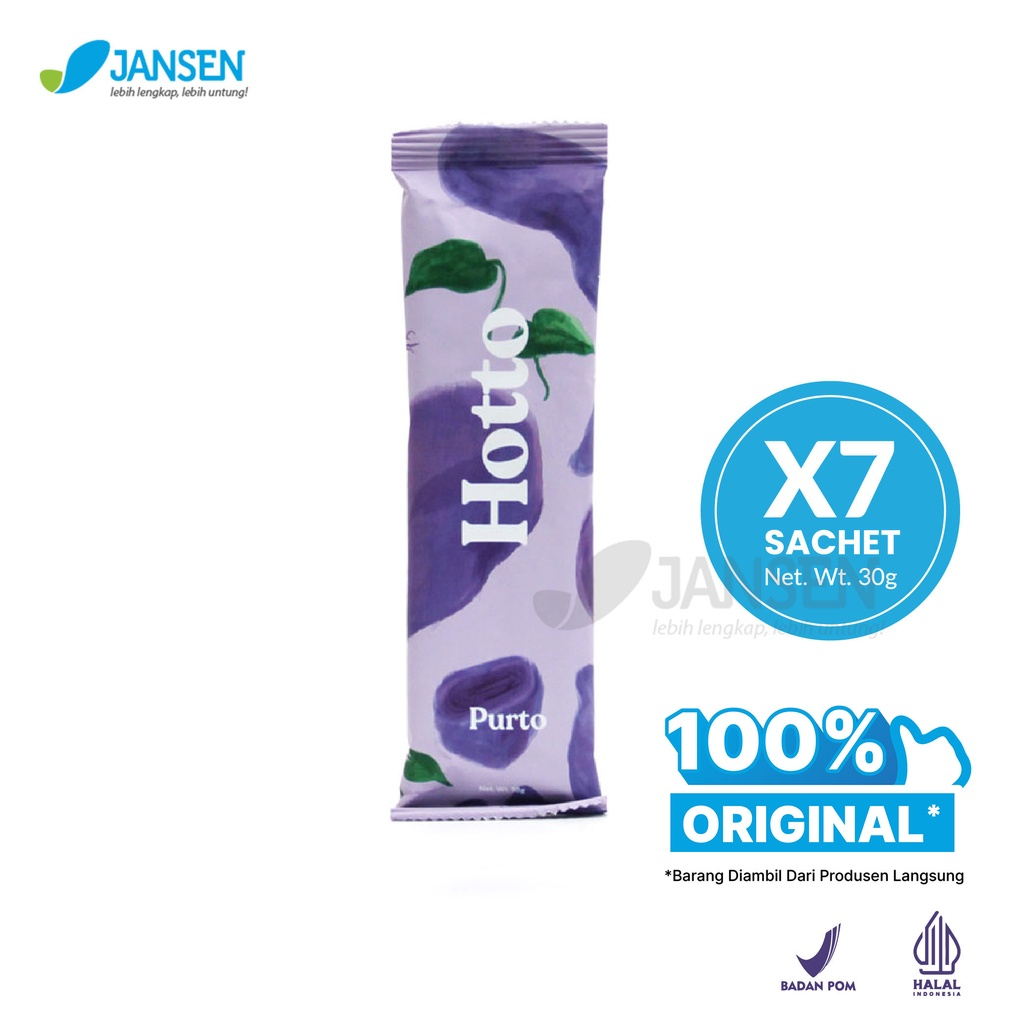 Jual Hotto Purto Multigrain (7 sachet x 30gr) - Antioksidan Ubi Ungu ...