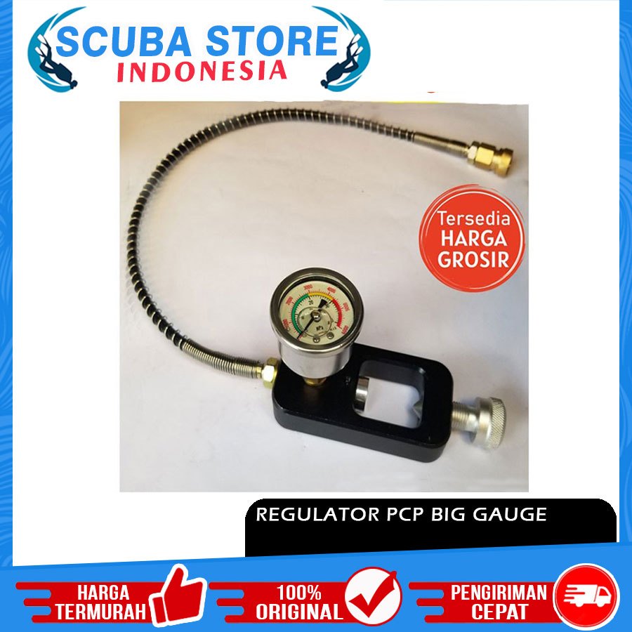 Jual Regulator Pengisian PCP Air Filling Import Large Gauge Manometer ...