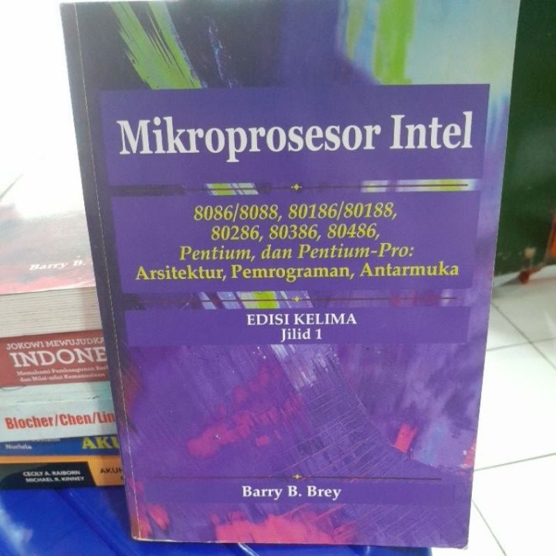 Jual MIKROPROSESOR INTEL JILID 1 EDISI 5(BARRY B.BREY)BUKU SECOND ...
