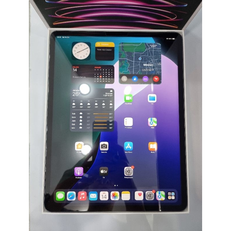 Jual Apple Ipad Pro 12.9" Gen 6 M2 256Gb Wifi Gray + Apple Magic Keyboard | Shopee Indonesia