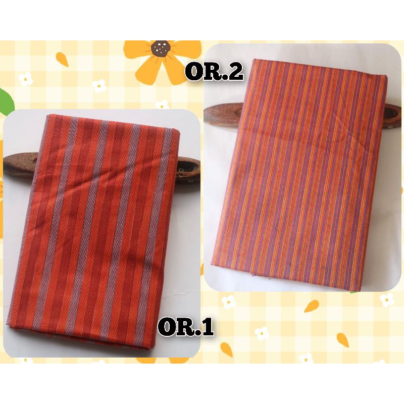 Jual Kain Lurik Orange | Shopee Indonesia