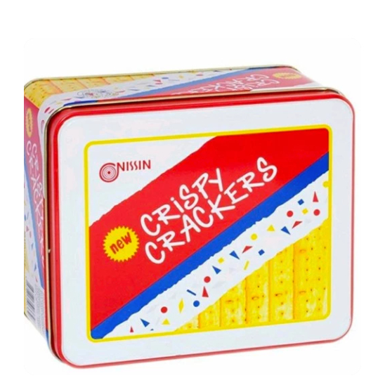 Jual Snack Nissin Crispy Crackers Biskuit Kaleng 750gr | Shopee Indonesia