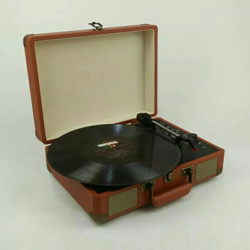 Jual VINYL RECORDS PLAYER | PEMUTAR PIRINGAN HITAM (Brown) | Shopee ...