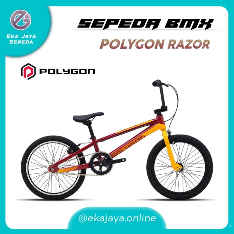 Jual Sepeda Anak Laki Laki BMX 20 Inch POLYGON RAZOR | Shopee Indonesia