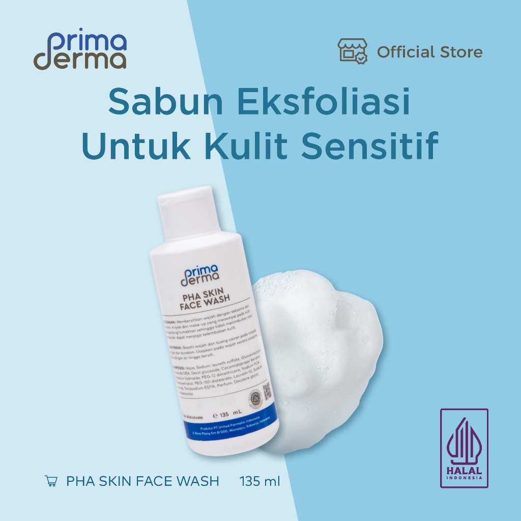 Jual PRIMADERMA Pha Skin Face Wash 135 ml | Shopee Indonesia
