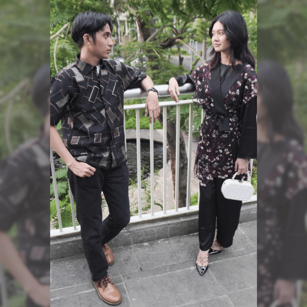 Jual BATIQUE couple set RAYA SERIES outer silang dan katun bordir (baju ...