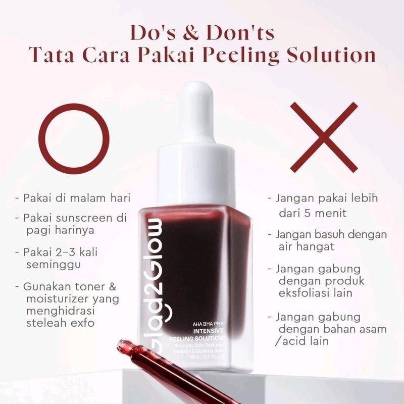 Jual G2G Paket Peeling Retinol 2in1 3in1 4in1 5in1 Glad2Glow Peeling ...