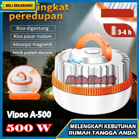 Jual Lampu emergency gantung camping lamp lampu tenda LED 400 watt dan 500 watt 3 mode cahaya ...