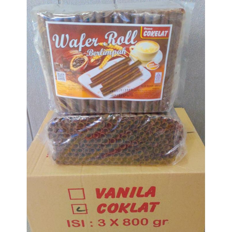Jual Wafer roll mezzo coklat vanila | Shopee Indonesia