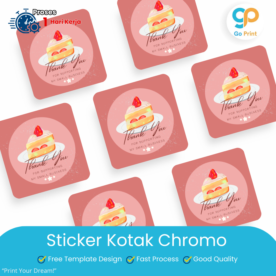Jual Cetak Stiker Kotak Bahan Chromo Label Makanan | Sticker Kotak ...