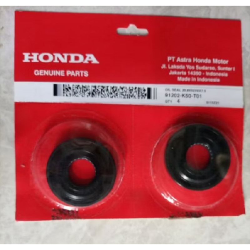 Jual Seal Kruk As kiri Vario karbu Beat Scoopy Sil Kruk As original honda kode k50 ahm honda ...