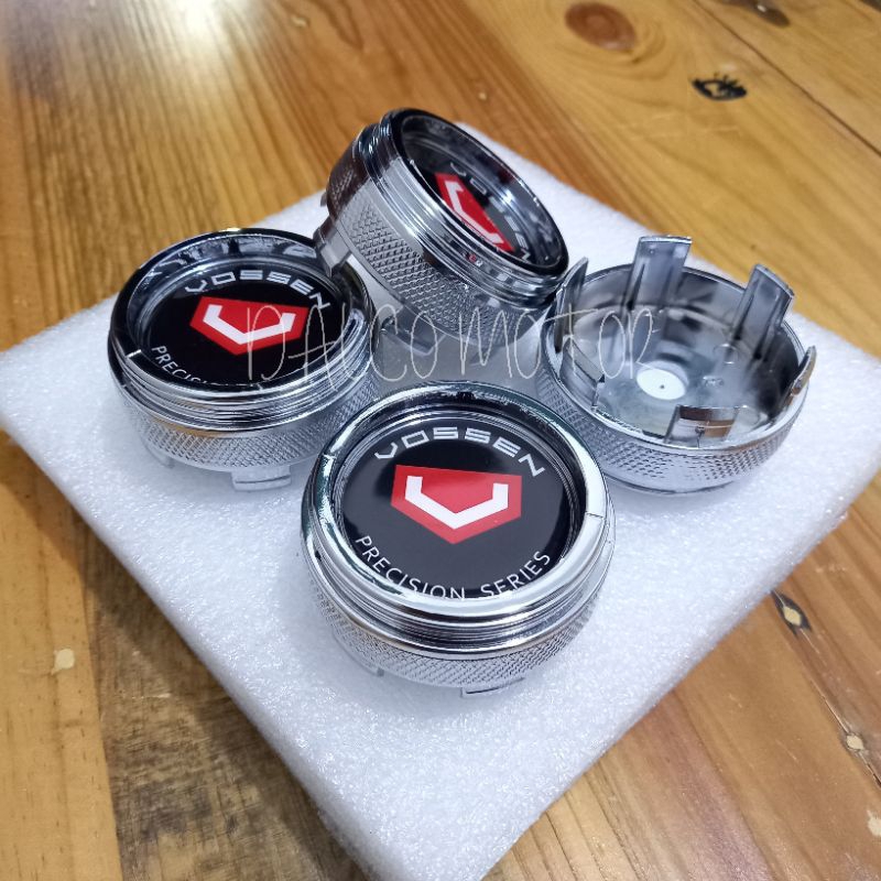 Jual tutup velg racing dop roda racing variasi VOSSEN crhome diameter 6 ...
