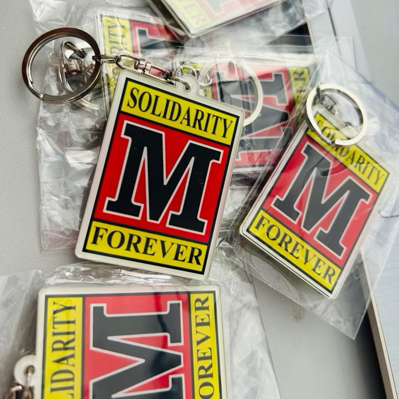 Jual Ganci akrilik M solidarity forever/ LOGO BORDIR M solidarity ...