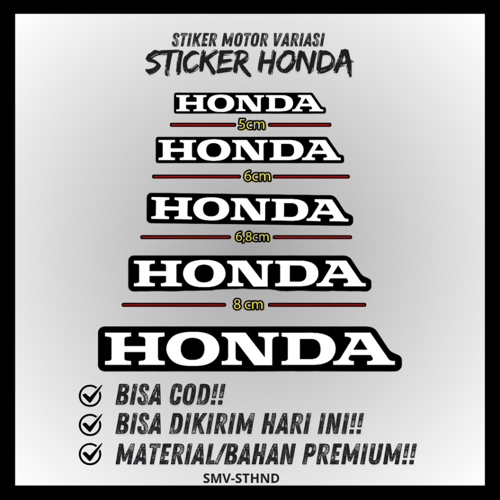 Jual Stiker Motor Variasi Sticker Honda Kecil | Shopee Indonesia