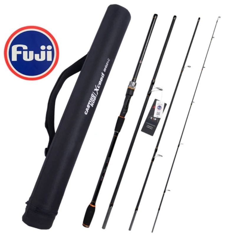 Jual joran Goture xceed 4 sambungan travel rod 4 section ring original ...