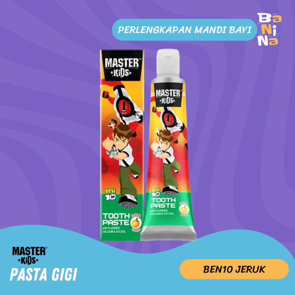 Jual Master Kids Toothpaste Edisi BEN10 Jeruk 50g Pasta Gigi Anak ...