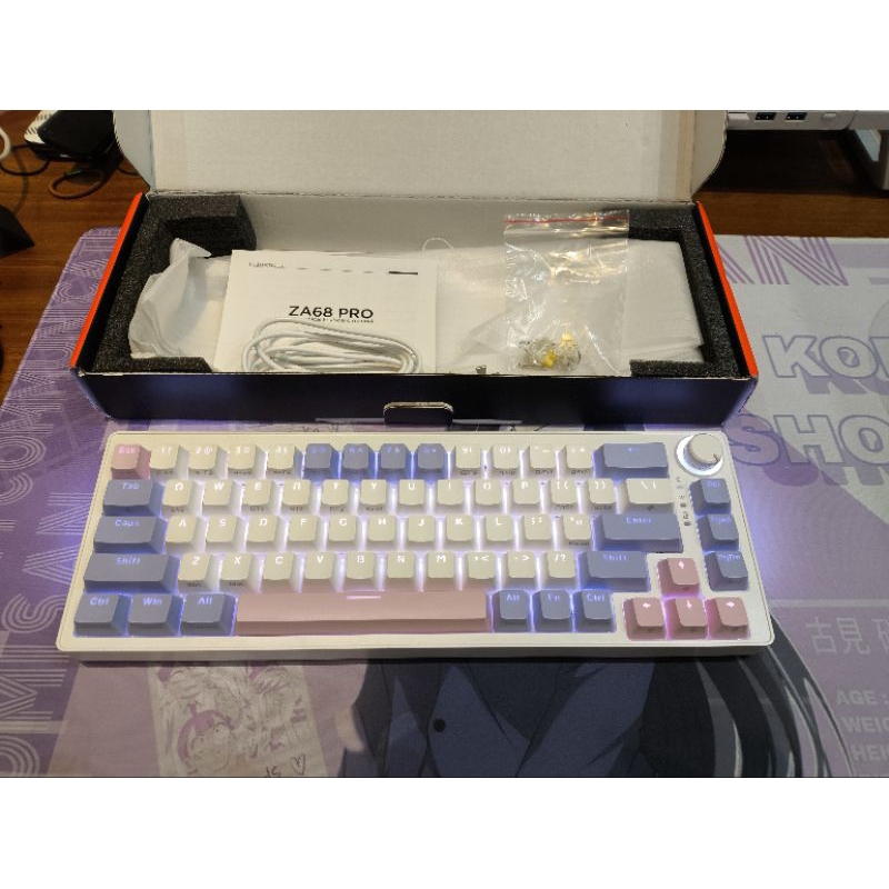 Jual Mechanical Keyboard ZIFRIEND ZA68 PRO variant hyacinth | Shopee ...